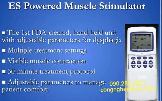 Máy điều trị rối loạn nuốt Ampcare ES - Công Nghệ Y Khoa