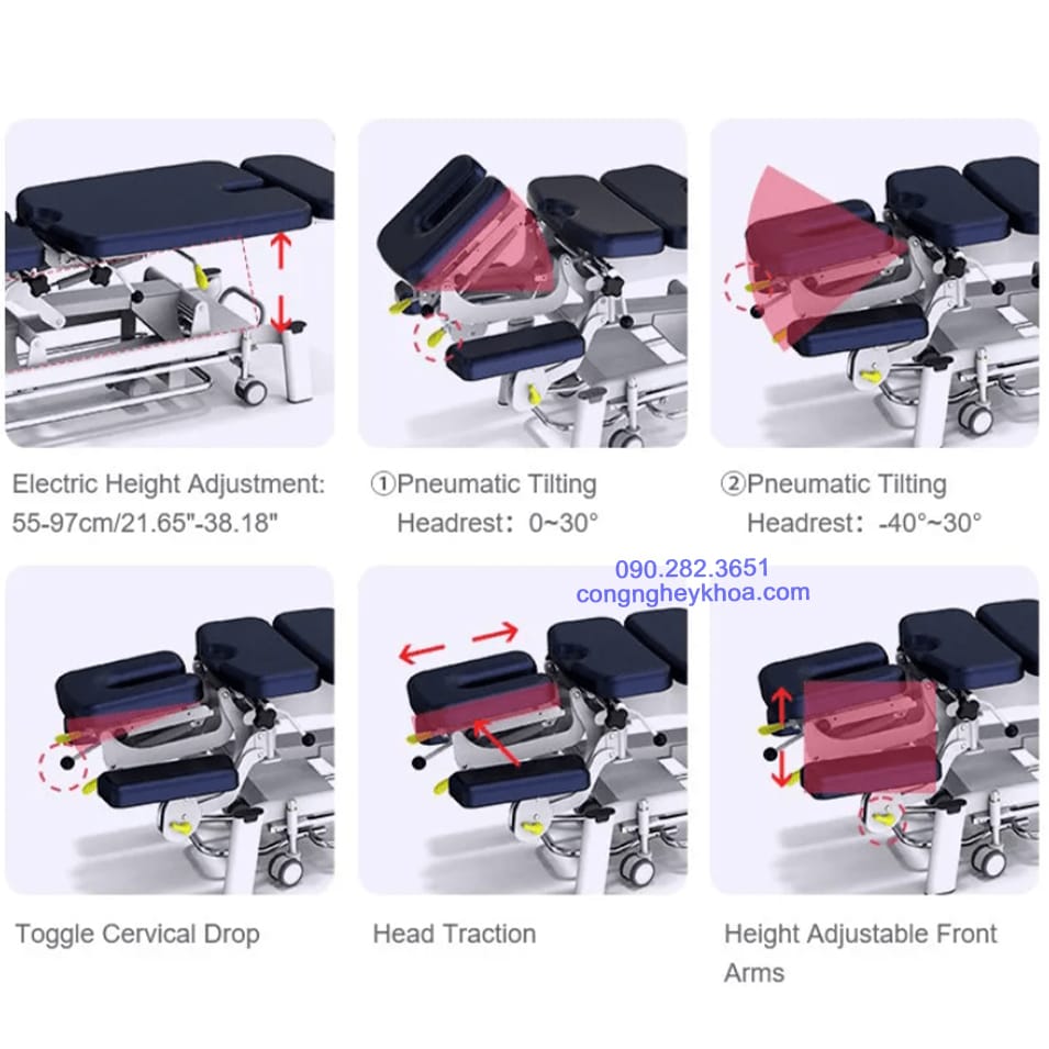 Giường nắn chỉnh cột sống Fairworth 380 - Công Nghệ Y Khoa